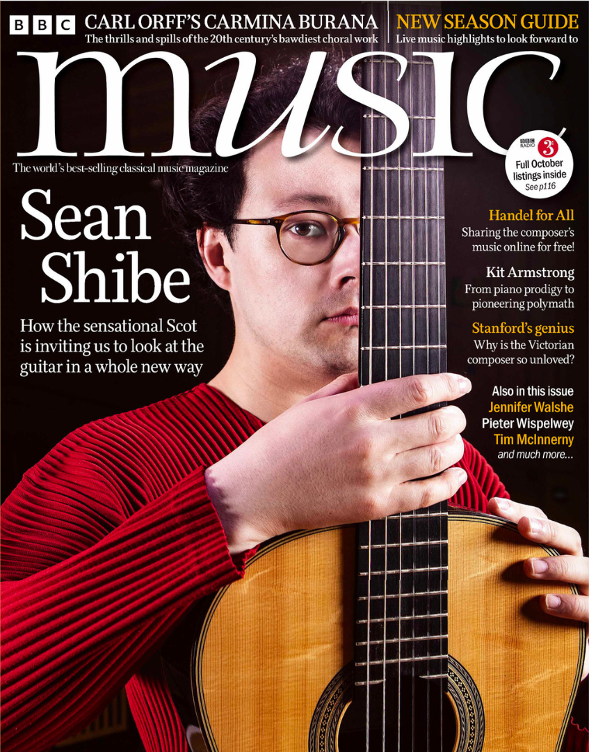 BBC Music Magazine Features Sean Shibe on the October 2023 Cover ...