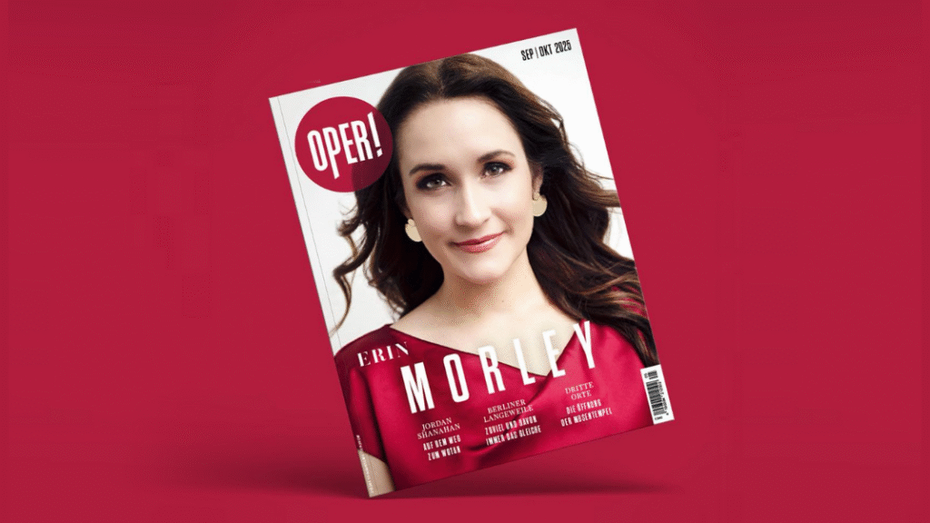 Erin Morley on the cover of Oper! Magazine - Pentatone